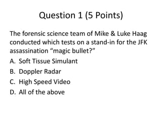 Chandler science cafe science pub quiz | PPTX