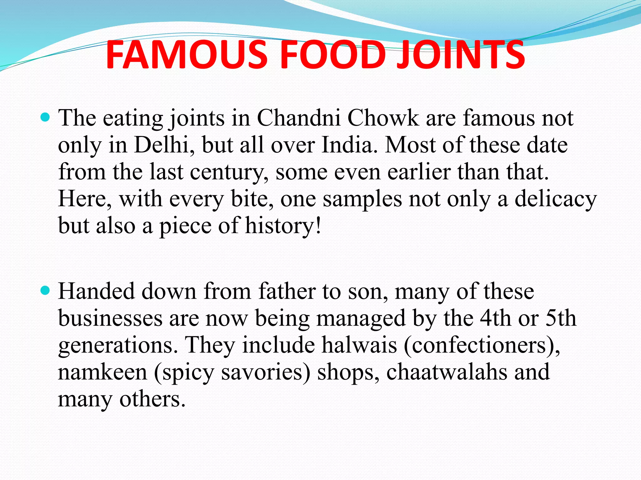 Chandni chowk & consumer personality | PPTX