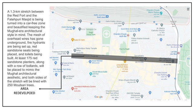 CHANDNI CHOWK REDEVELOPMENT | PPTX | Landscaping | Home & Garden