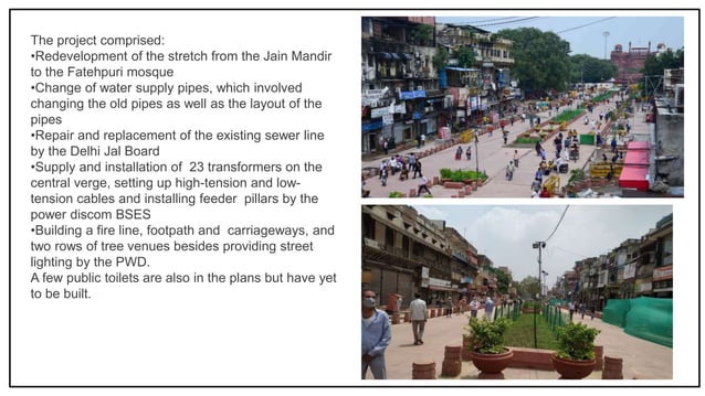 CHANDNI CHOWK REDEVELOPMENT | PPTX | Landscaping | Home & Garden
