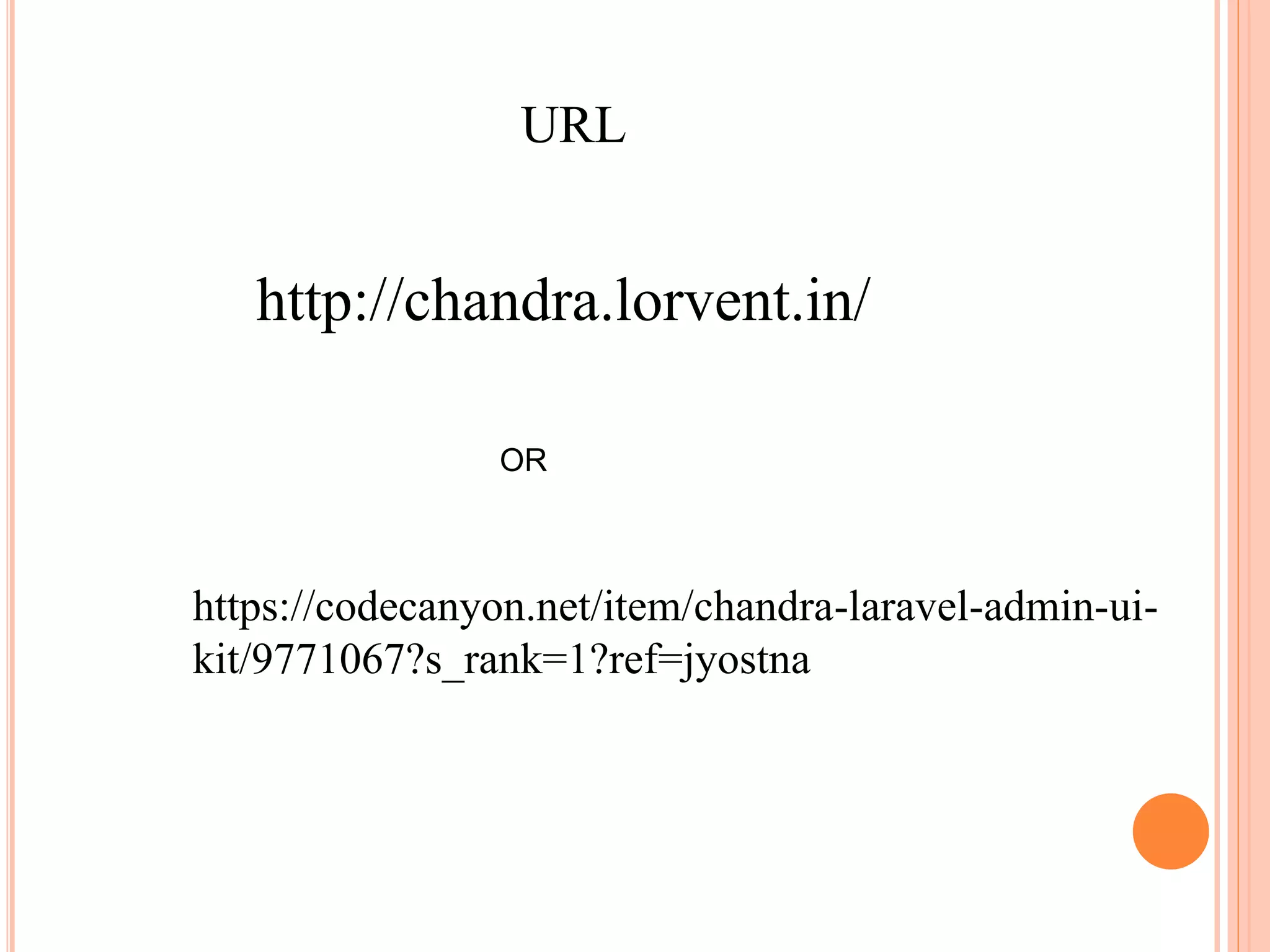 Laravel admin UI template | PPTX | Web Design and HTML | Internet