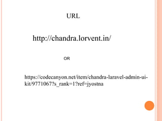 Laravel admin UI template | PPTX | Web Design and HTML | Internet