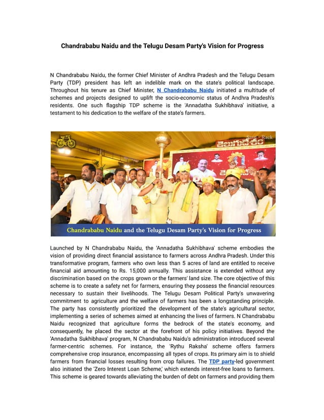 Chandrababu Naidu and the Telugu Desam Party Vision for Progress.pdf