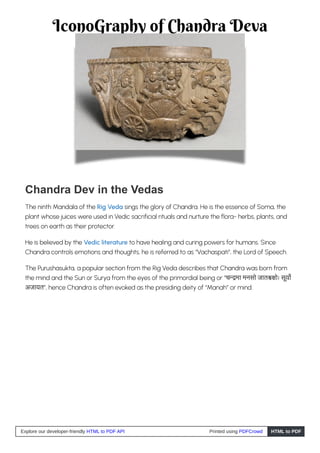 Chandra Dev: Unveiling the Mystery of the Moon God | PDF