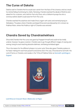Chandra Dev: Unveiling the Mystery of the Moon God | PDF