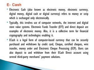 Chandra e payment system | PPT