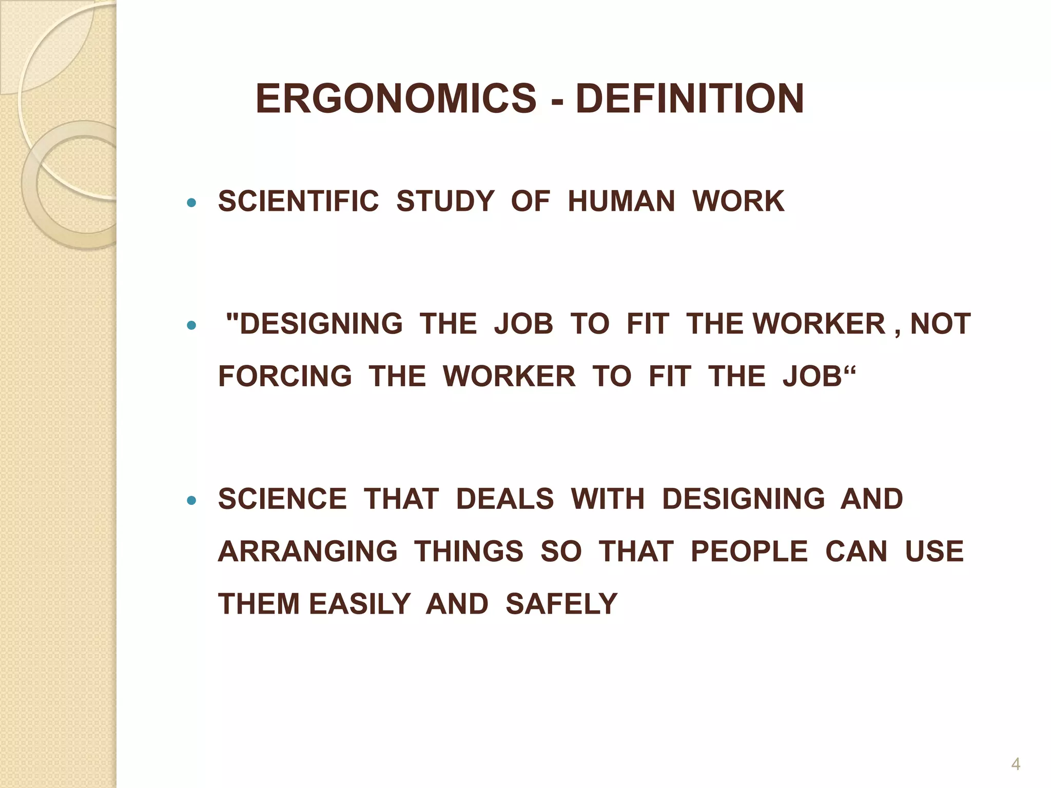 Ergonomics | PPTX