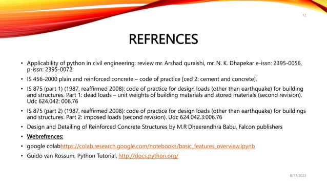 design of rectangular indeterminate beams using python | PPTX | Computer Software and ...