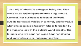 The Lady of Shalott.pptx
