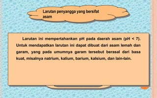 Larutan Penyangga | PPTX