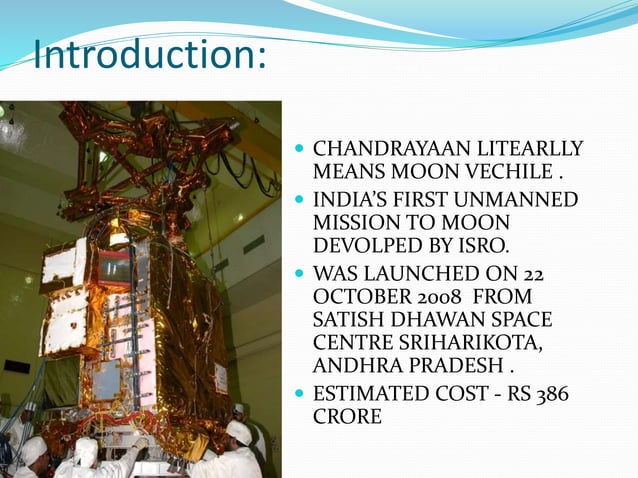Chandrayaan | PPTX | Space and Astronomy | Science