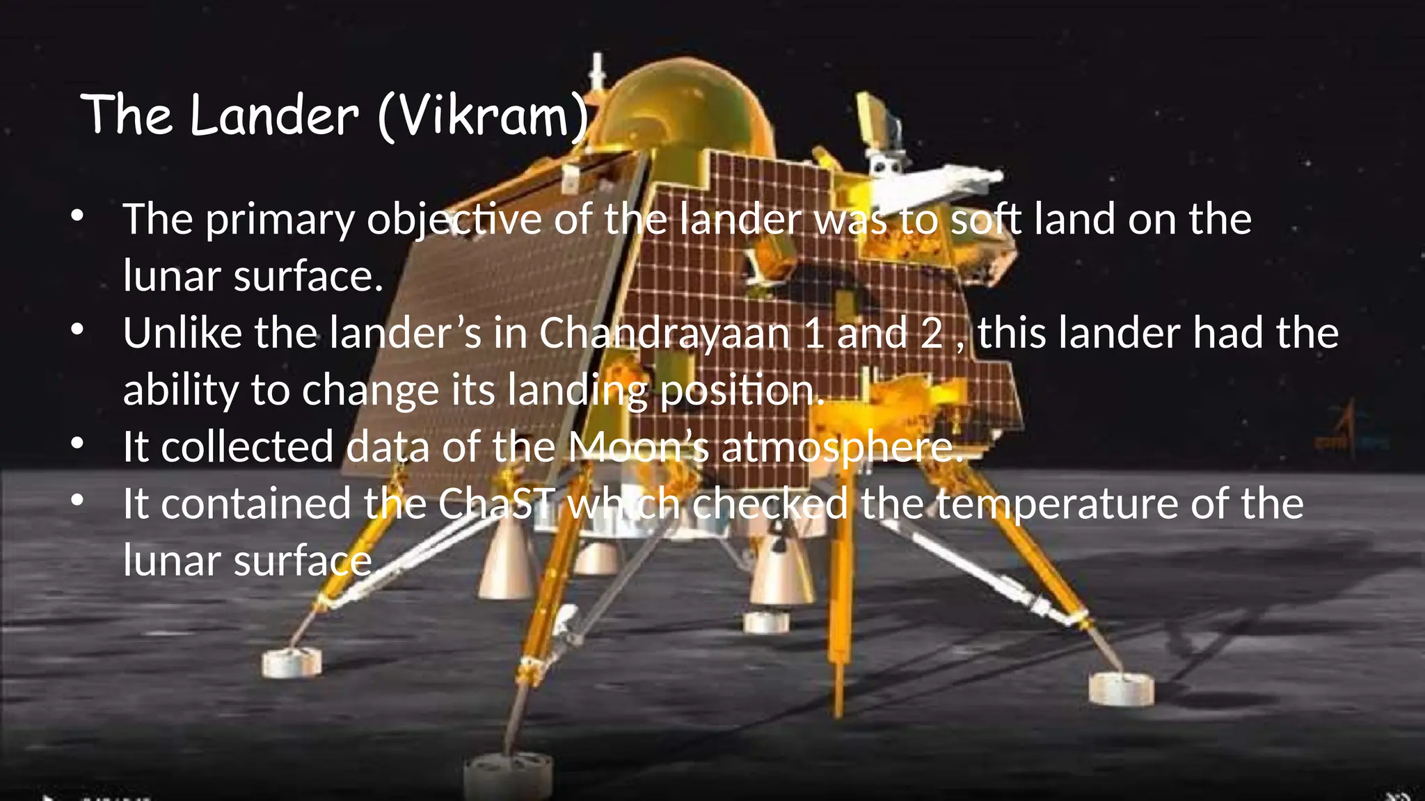 Chandrayaan 3 Rover and Lander explanation | PPTX
