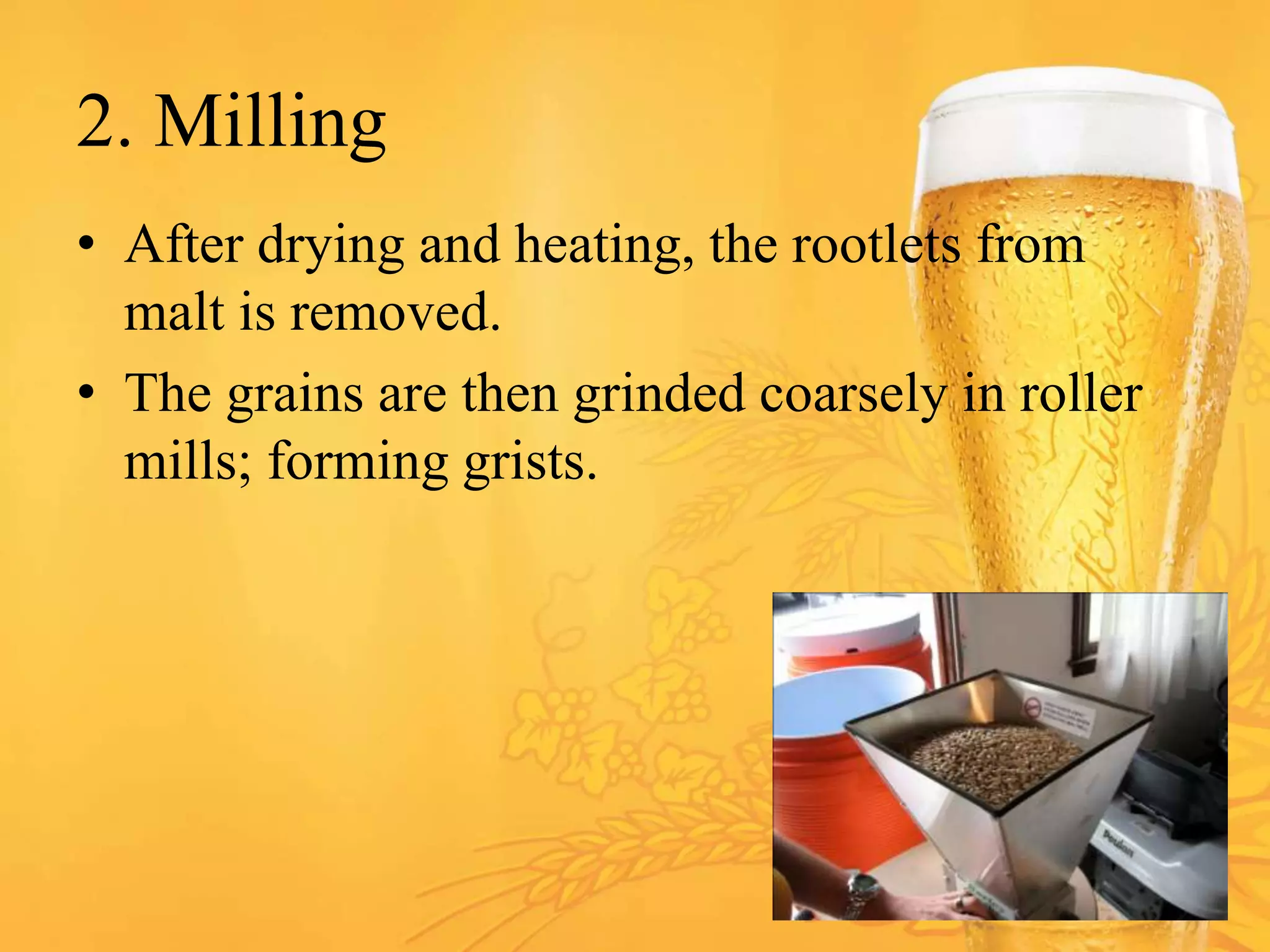 beer processing and health benefits. | PPTX