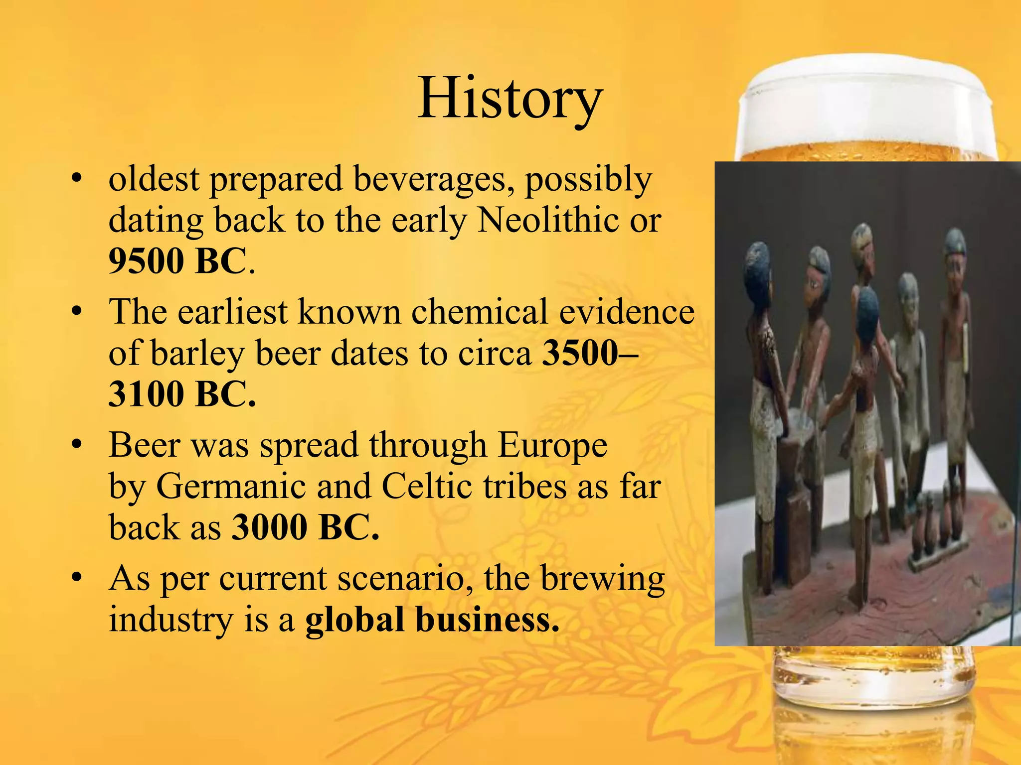 beer processing and health benefits. | PPTX