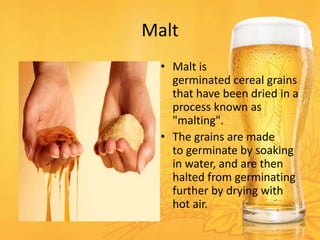 beer processing and health benefits. | PPTX