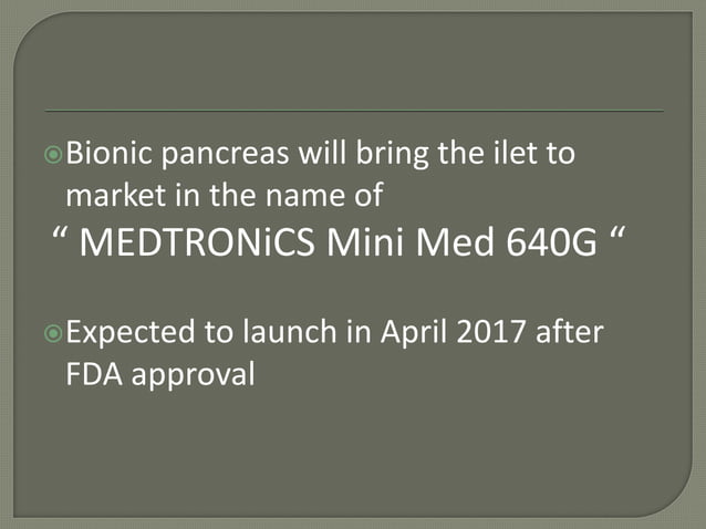 Chandru bionic pancreasss | PPT