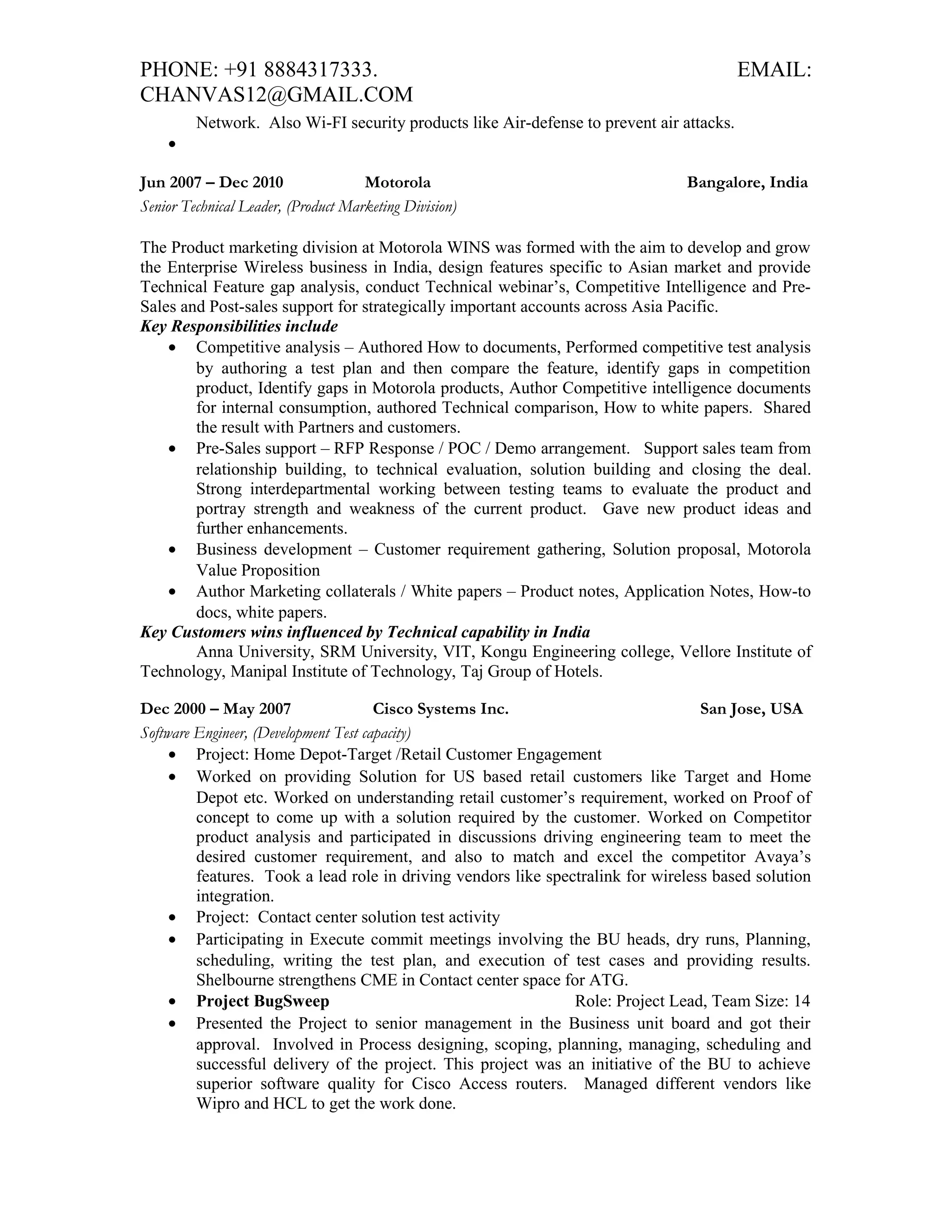 Chandru resume2 15-2016 | DOC