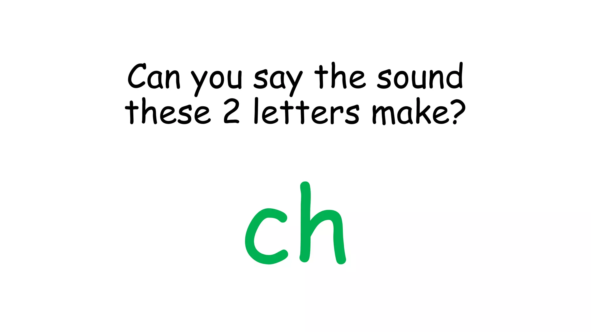 Ch and Sh Sounds | PPTX