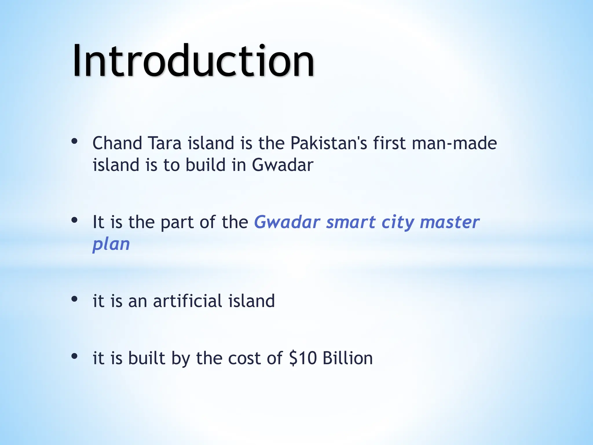 Chand Tara island information about the future island | PPTX