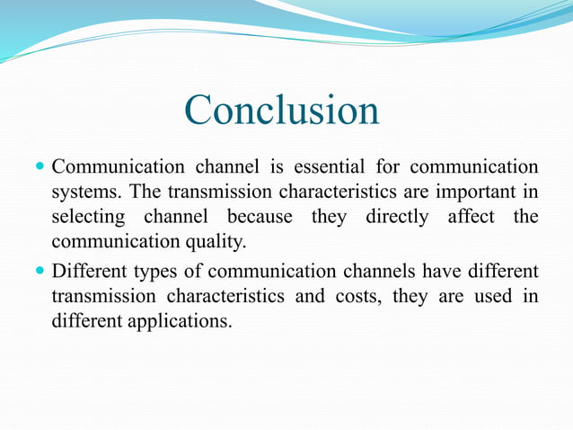 communication channels and types | PPT