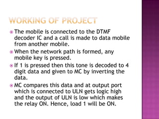DTMF based load control | PPTX