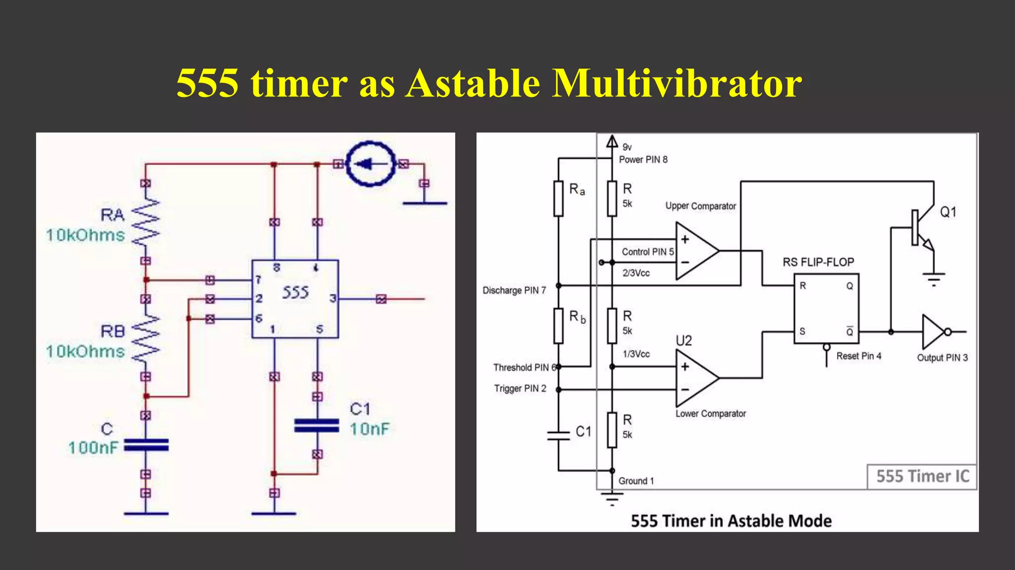 555 timer as Astable Multivibrator | PPTX