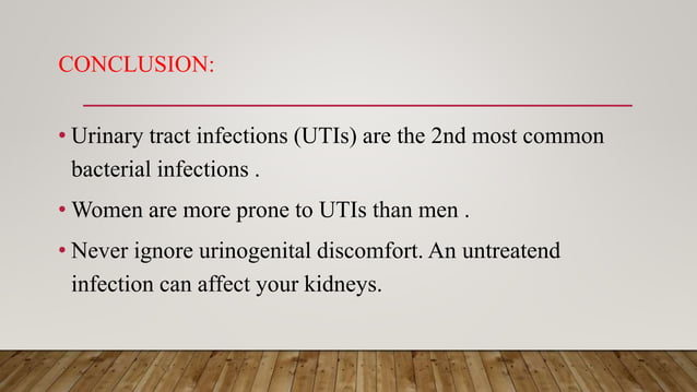 Urinary tract infections-(UTI) pptx slide share | PPT