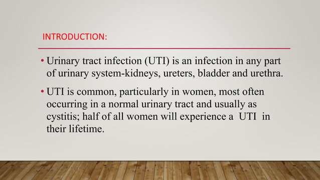Urinary tract infections-(UTI) pptx slide share | PPT