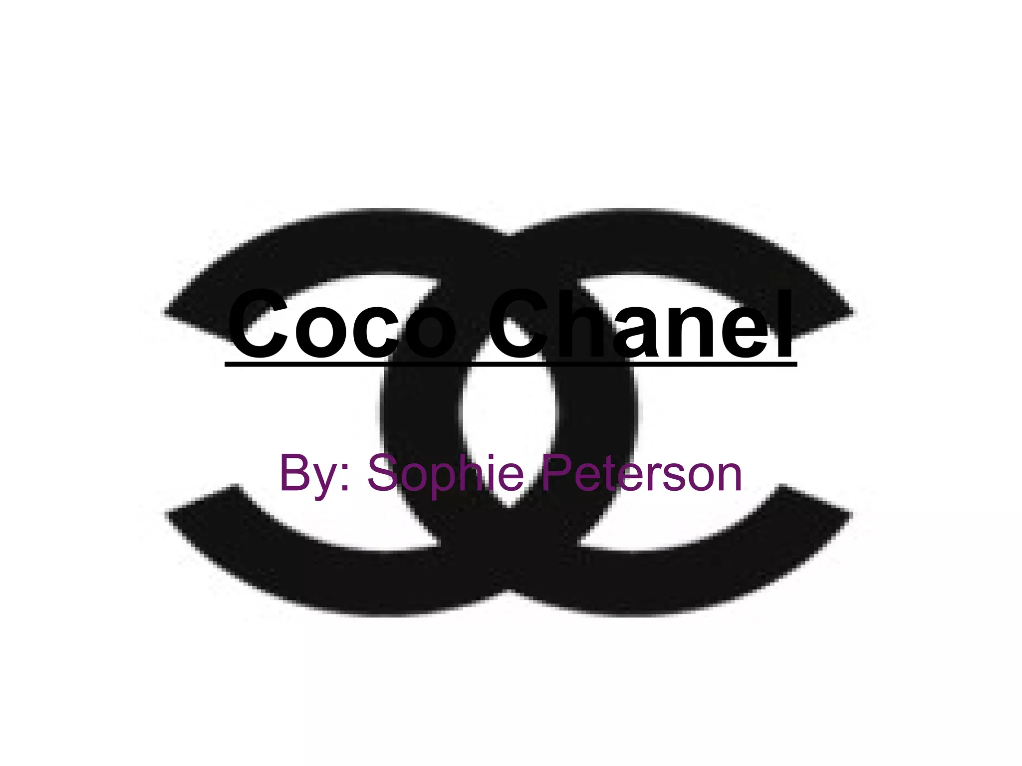 Coco Chanel powerpoint | PPT | Women\'s Clothing | Women\'s Fashion