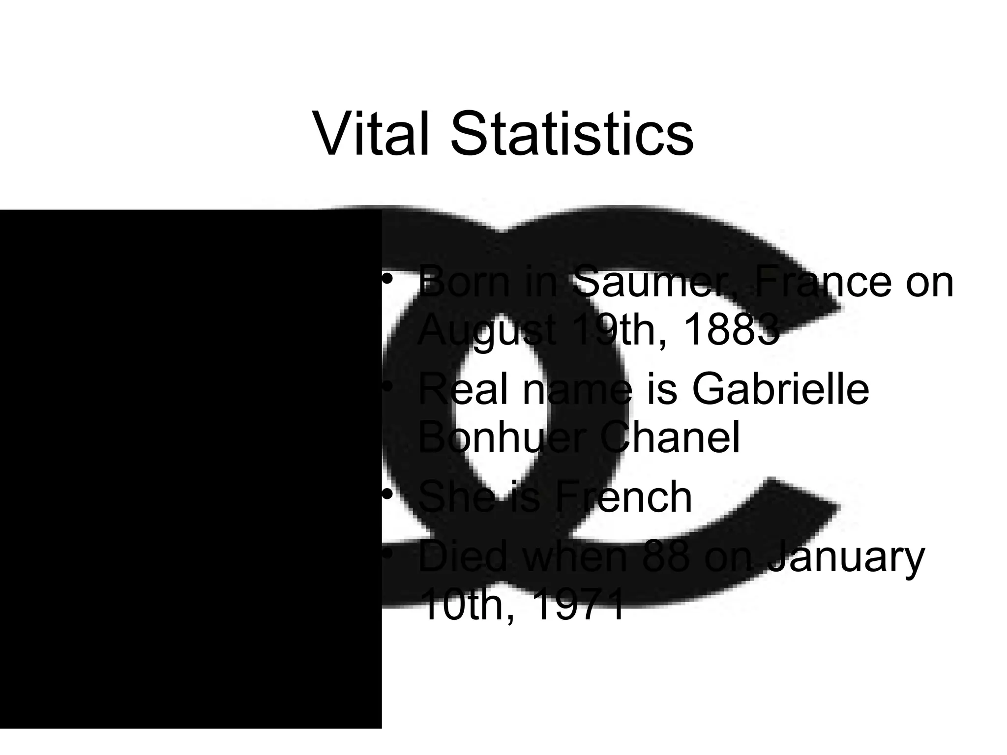 Coco Chanel powerpoint | PPT