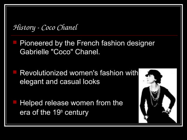 Chanel | PPT | Style & Fashion