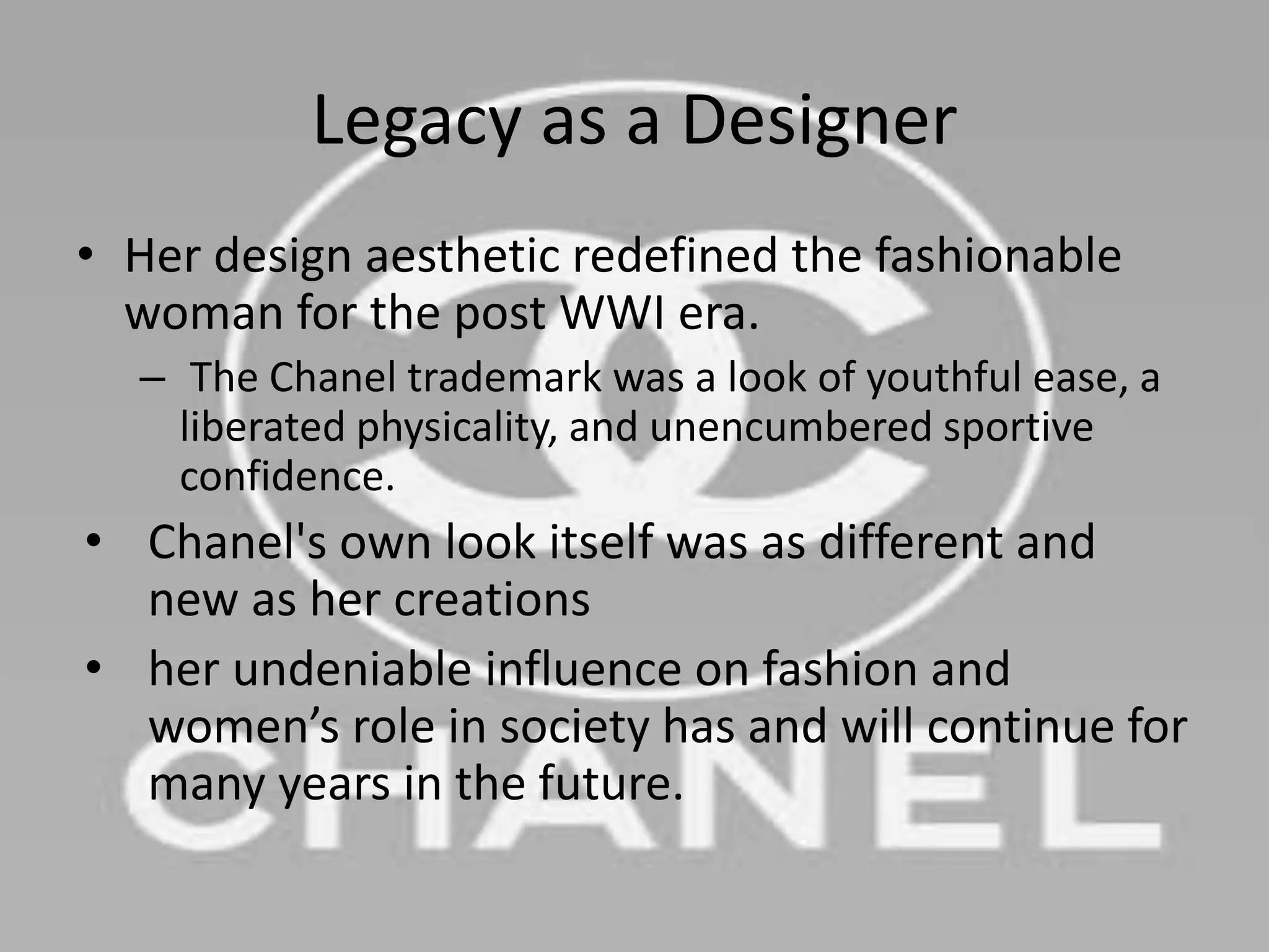 Coco Chanel. Leadership skills | PPTX