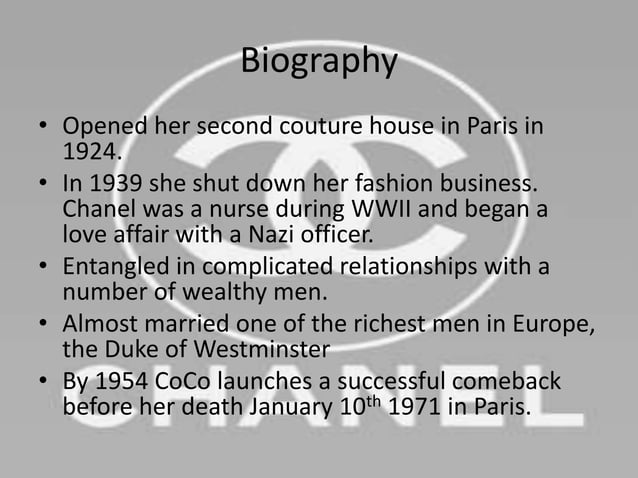 Coco Chanel. Leadership skills | PPTX
