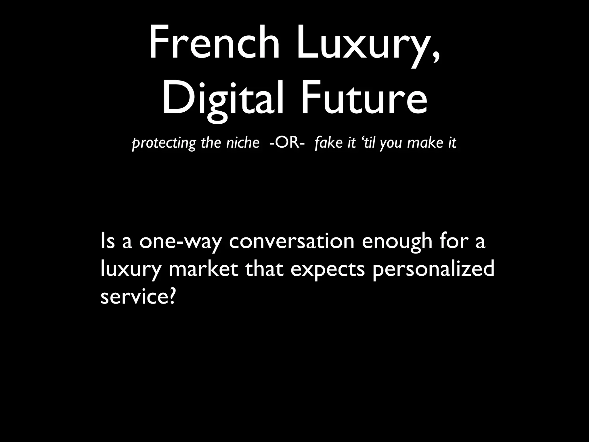 Chanel & The French Fashion Industry | PPT