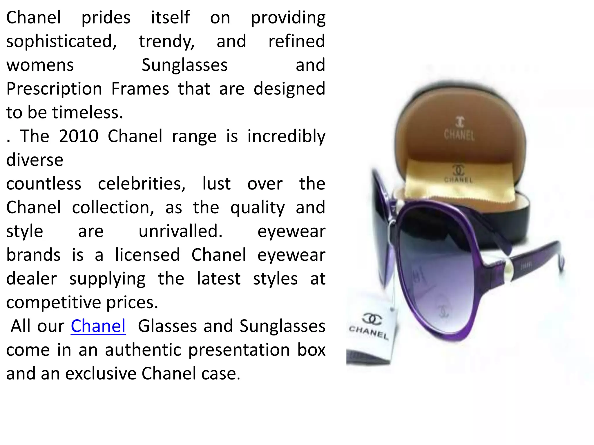 Chanel final presentation | PPTX