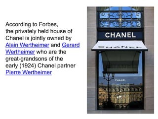 Chanel final presentation | PPTX