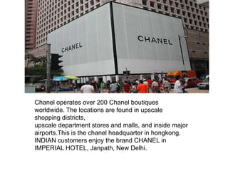 Chanel final presentation | PPTX