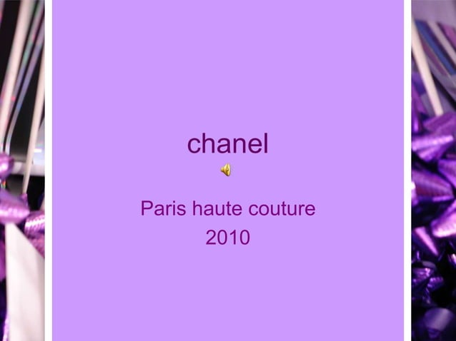 Chanel Presentation | PPSX