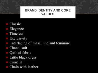 Chanel stratrgy | PPT