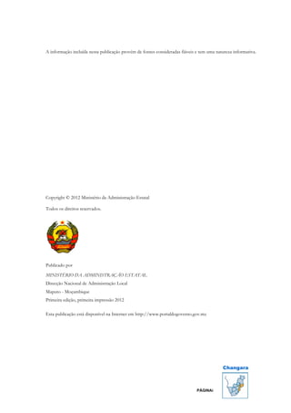 Perfil do distrito de Changara - Tete | PDF