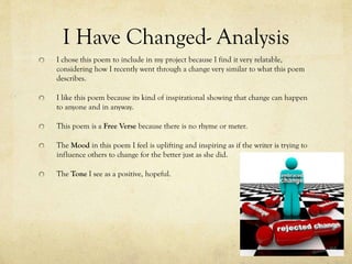 Change~ Poetry e-Book | PPTX