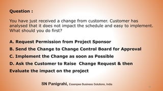 #Perform Integrated Change Control (PICC) Process for PMP Exam - By SN ...
