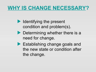 Change management- | PPT