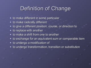 Change Management | PPT