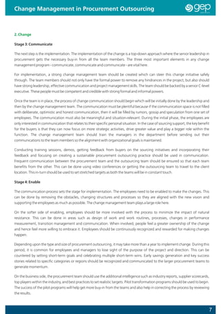 White Paper: Change management in procurement outsourcing | PDF