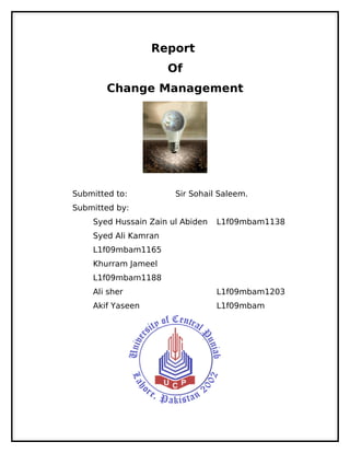 Change management-report | PDF