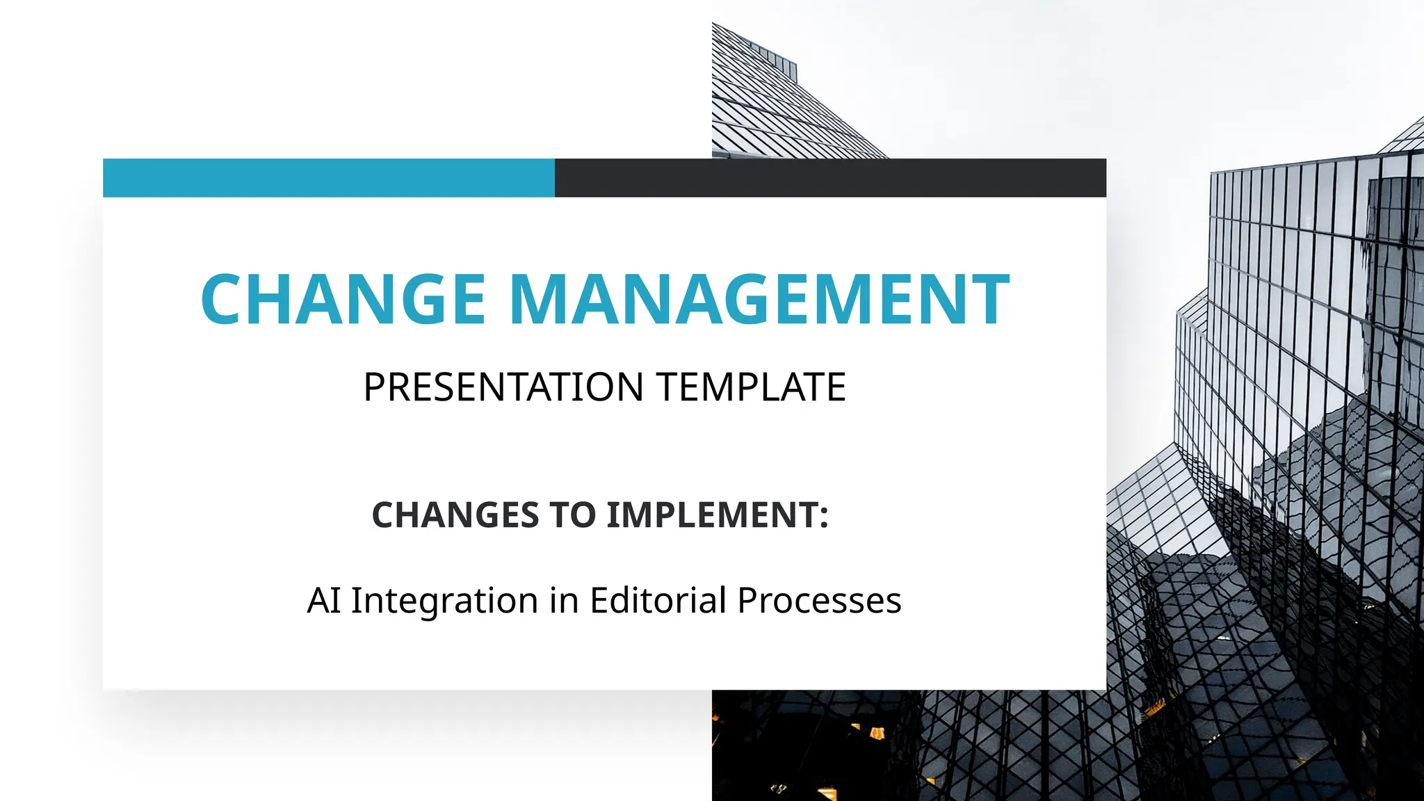 Topic - Change Management Presentation Template | PPTX