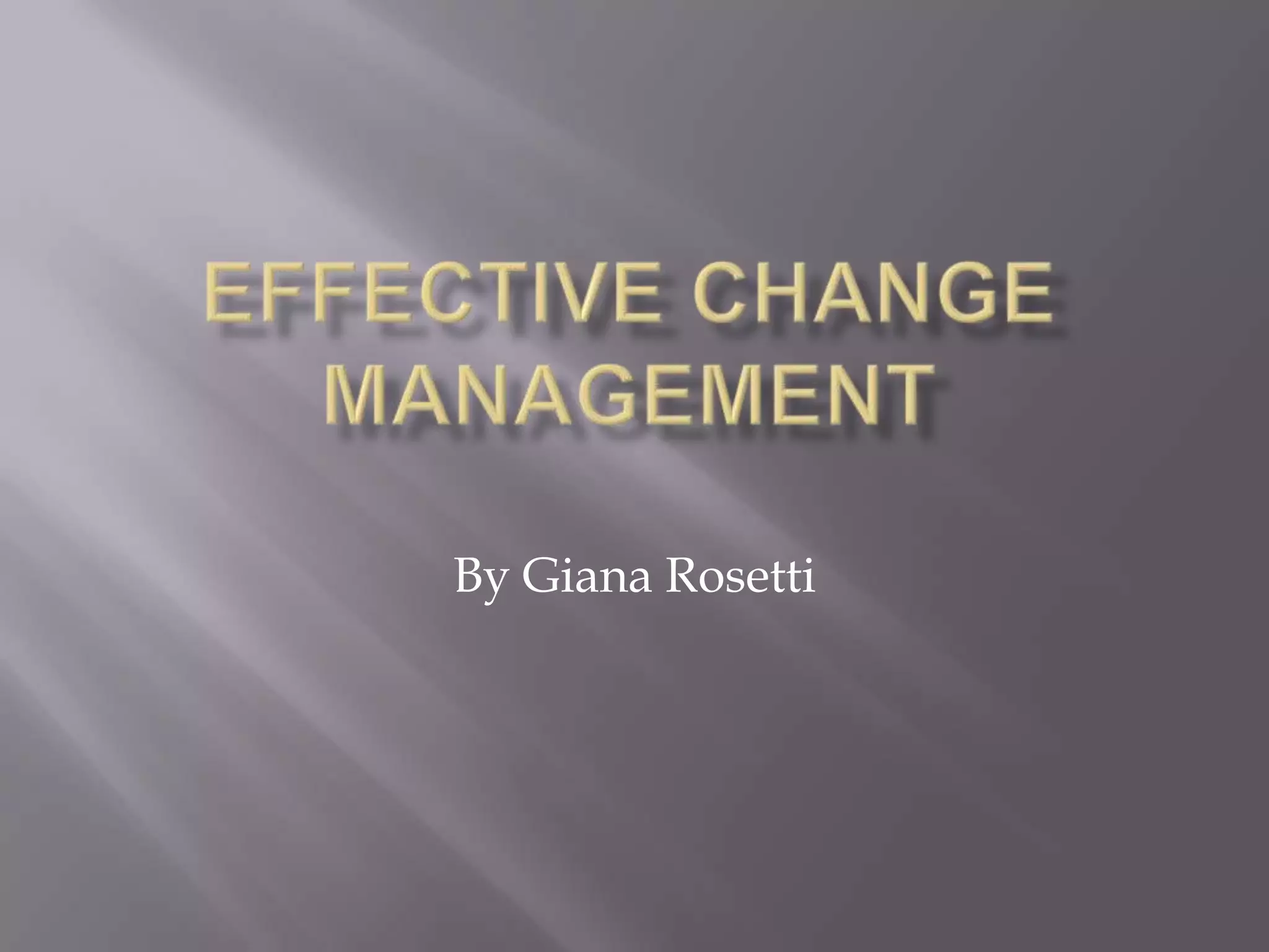 Change Management Process | PPSX