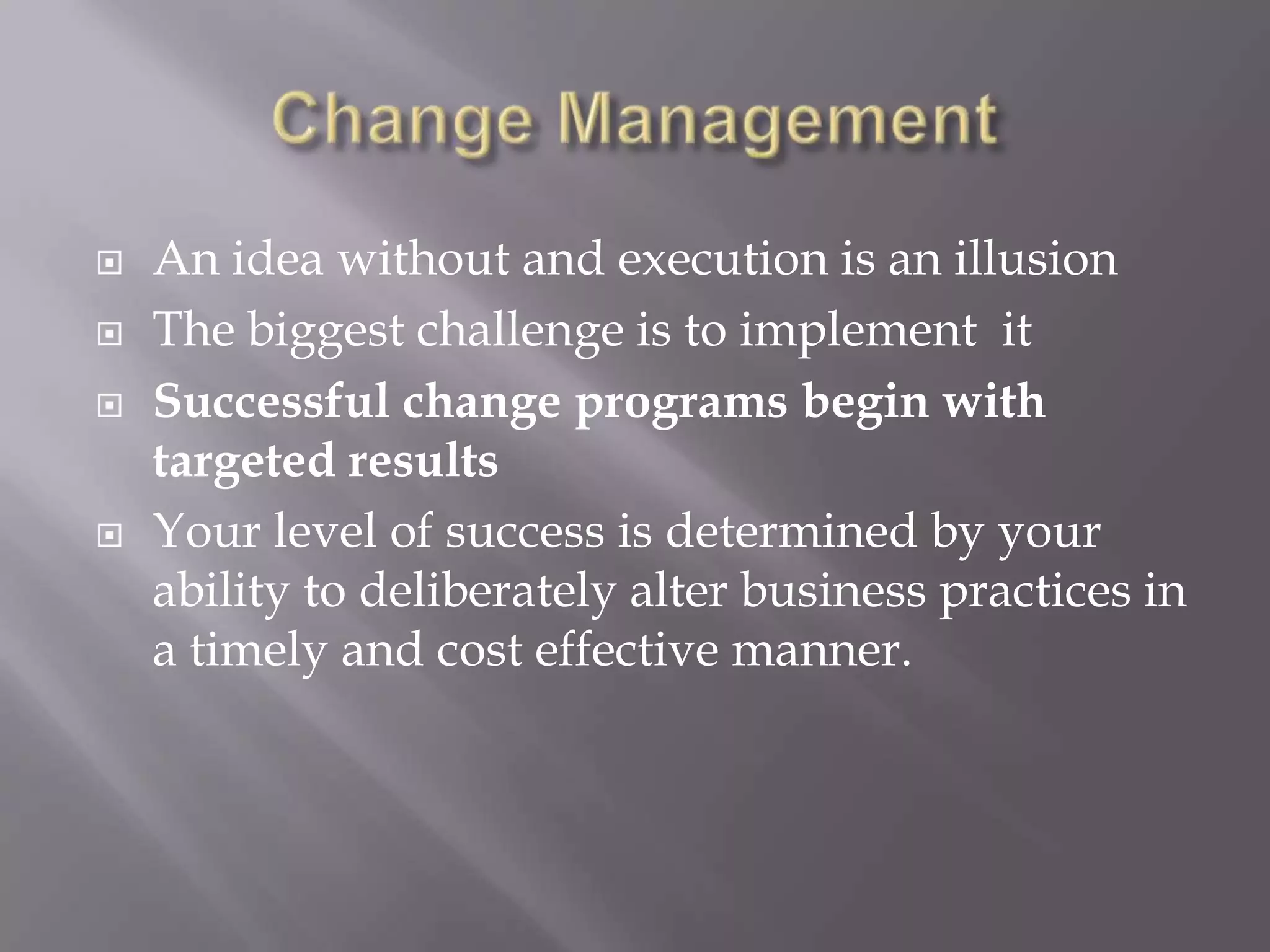 Change Management Process | PPSX