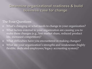 Change Management Process | PPSX